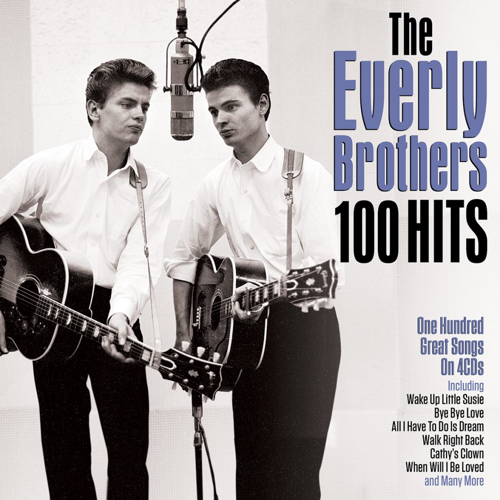 100 Hits – The Everly Brothers (4cd set) | Not Now Music