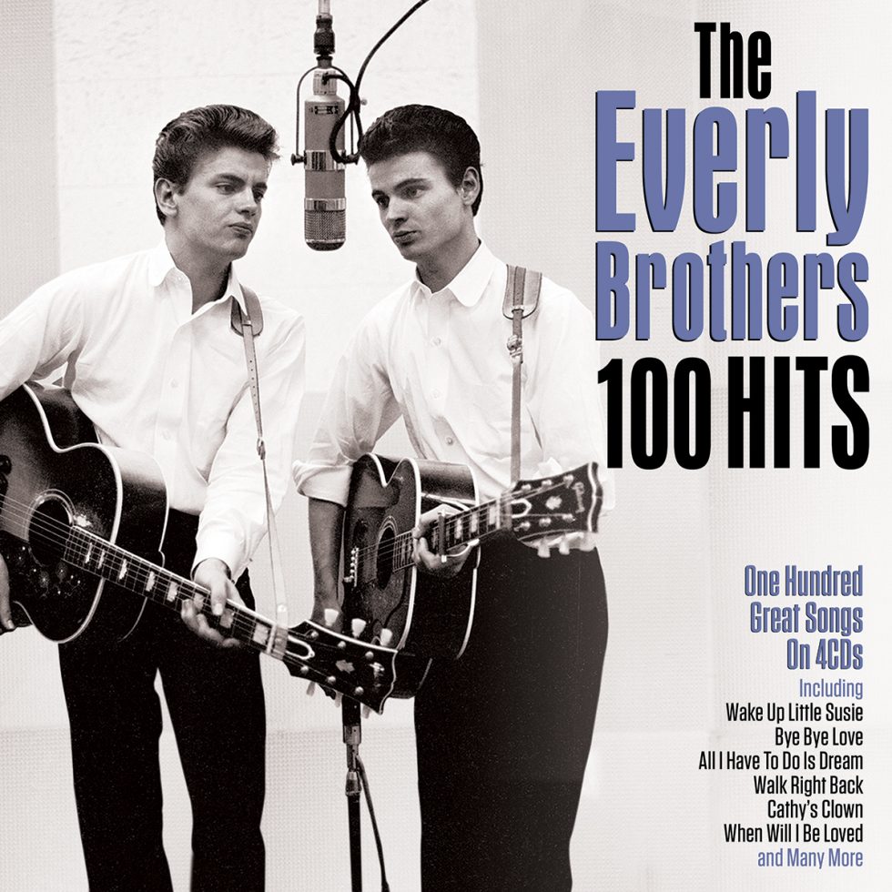 100 Hits – The Everly Brothers (4cd set) | Not Now Music